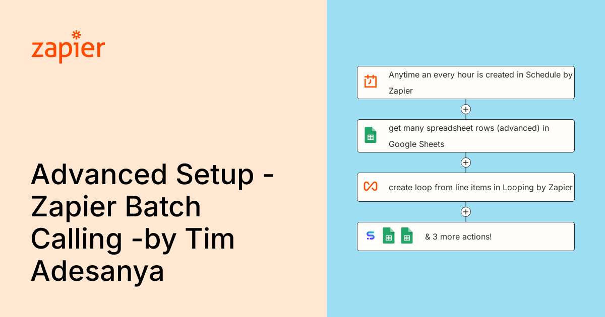Anytime an every hour is created in Schedule by Zapier, get many spreadsheet rows (advanced) in ...