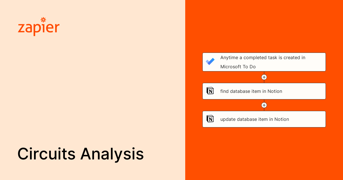 Anytime a completed task is completedin Microsoft To Do, find database item in Notion and update ...