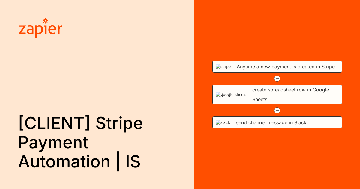 Anytime a new payment is created in Stripe, create spreadsheet row in Google Sheets and send ...