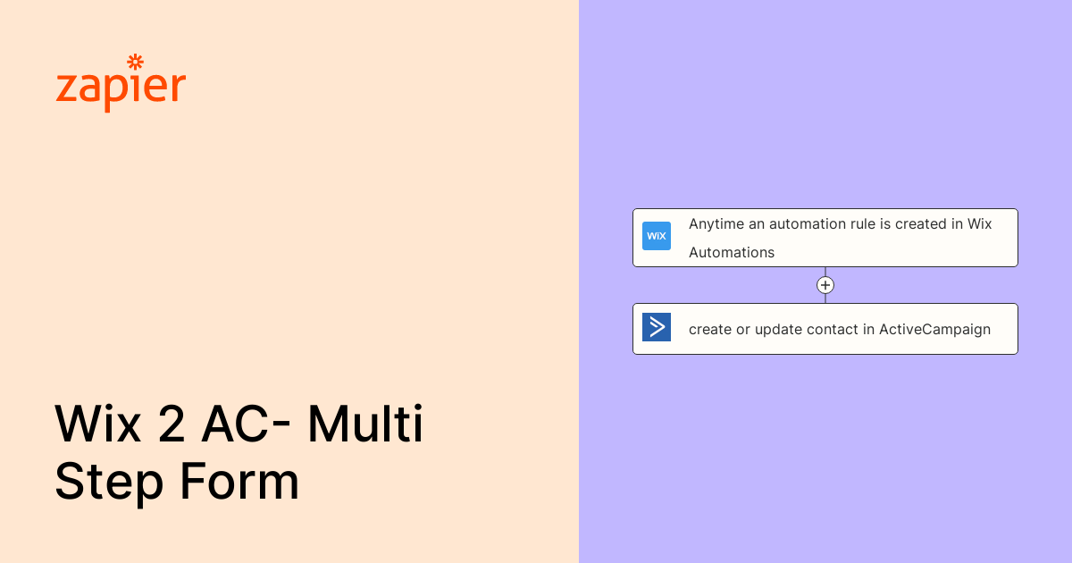 Anytime an automation rule is created in Wix Automations, create or update contact in ...