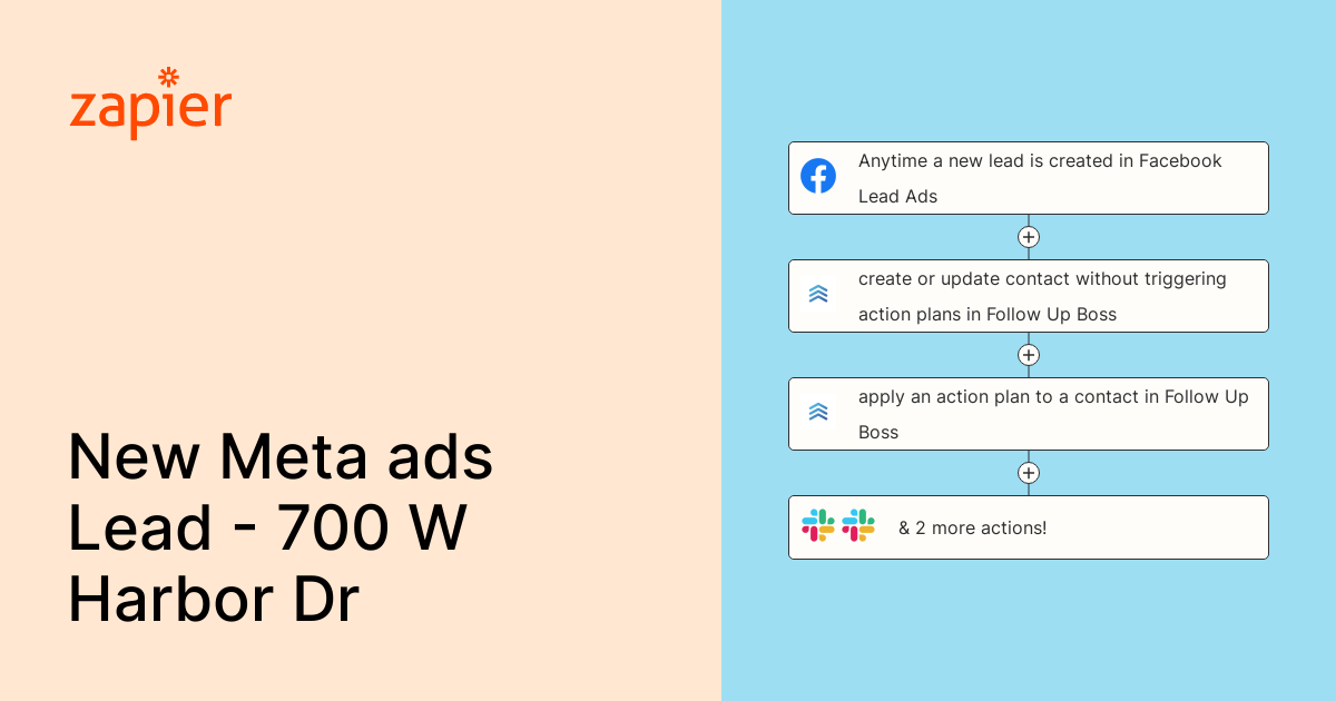 Anytime a new lead is created in Facebook Lead Ads, create or update contact without triggering ...
