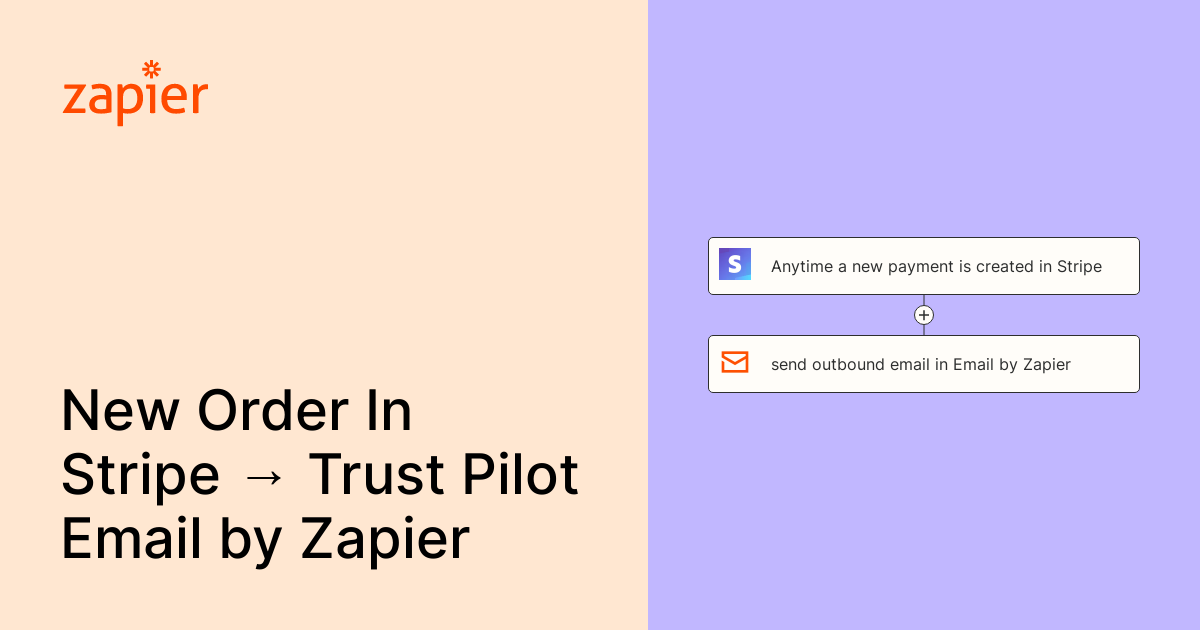 Anytime a new payment is created in Stripe, send outbound email in Email by Zapier. | Zapier