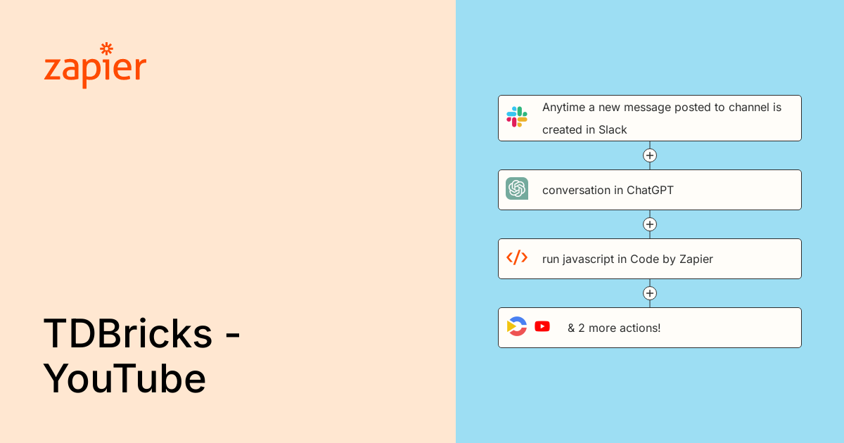 Anytime a new message posted to channel is created in Slack, conversation in ChatGPT, run ...