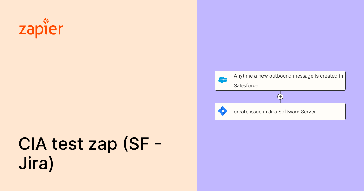 Anytime a new outbound message is created in Salesforce, create issue in Jira Software Server ...