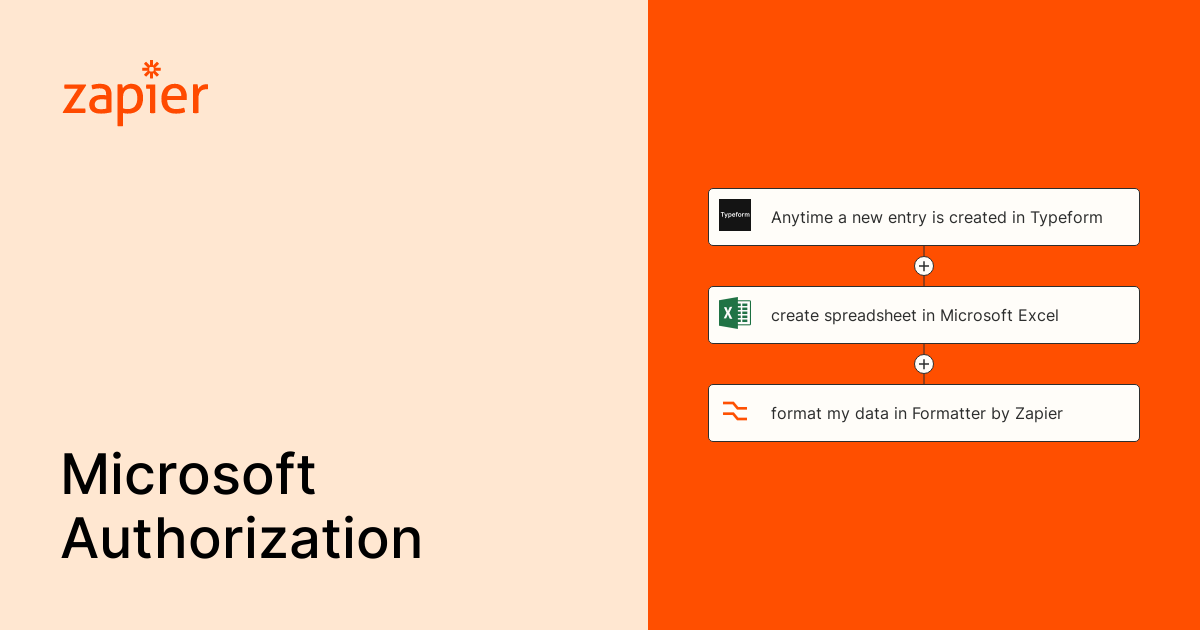 Anytime a new entry is created in Typeform, create spreadsheet in Microsoft Excel and format my ...