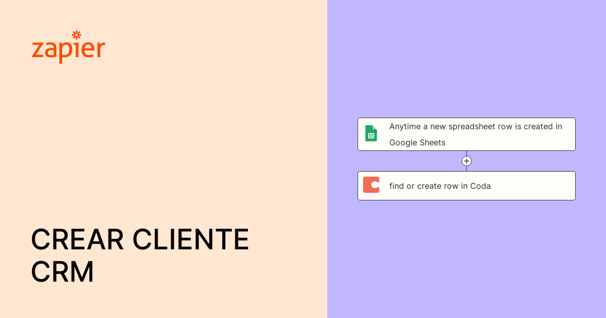 Anytime a new spreadsheet row is created in Google Sheets, find or create row in Coda. | Zapier