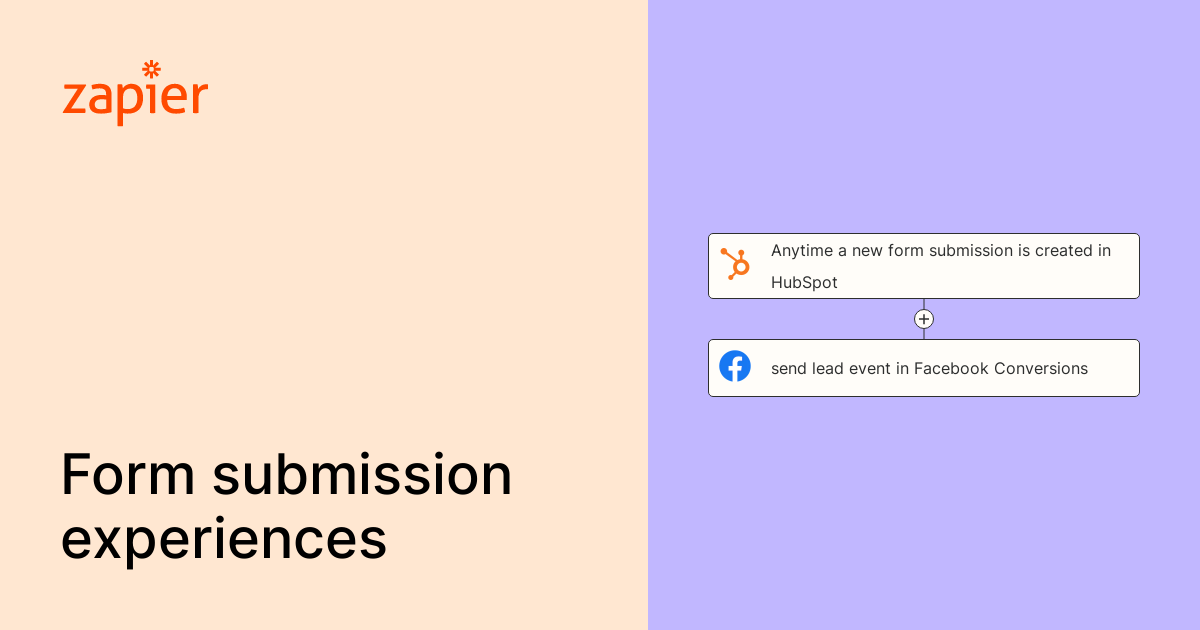 Anytime a new form submission is created in HubSpot, send lead event in Facebook Conversions ...