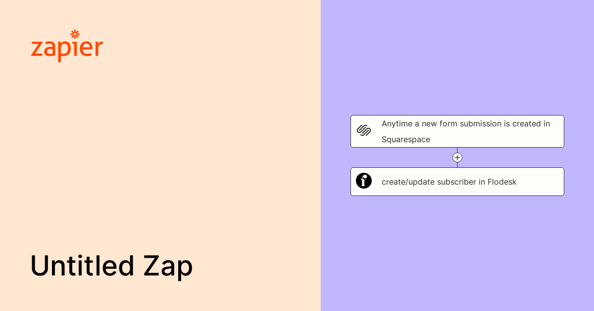 Anytime a new form submission is created in Squarespace, create/update subscriber in Flodesk ...