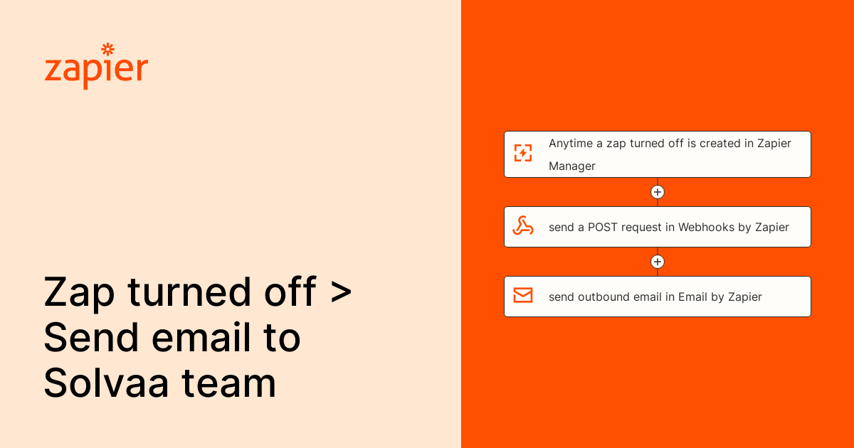 Anytime a zap turned off is created in Zapier Manager, send a POST ...