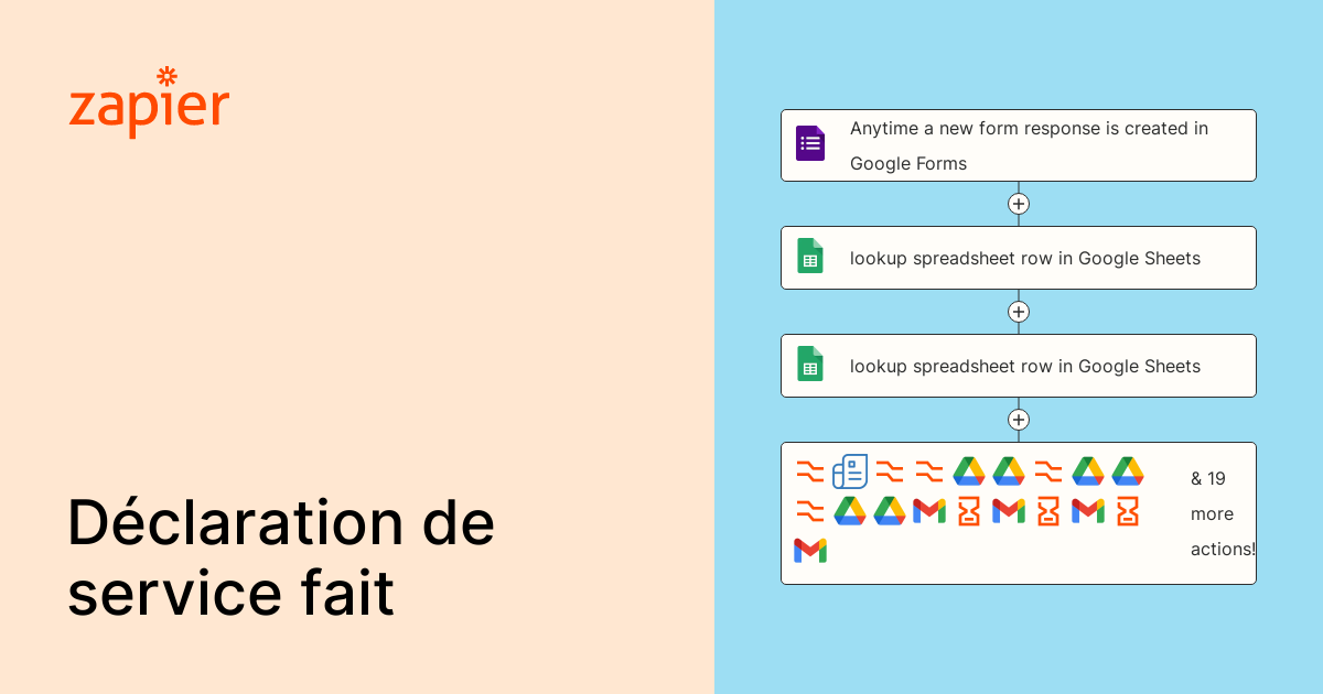 Anytime a new form response is created in Google Forms, lookup spreadsheet row in Google Sheets ...