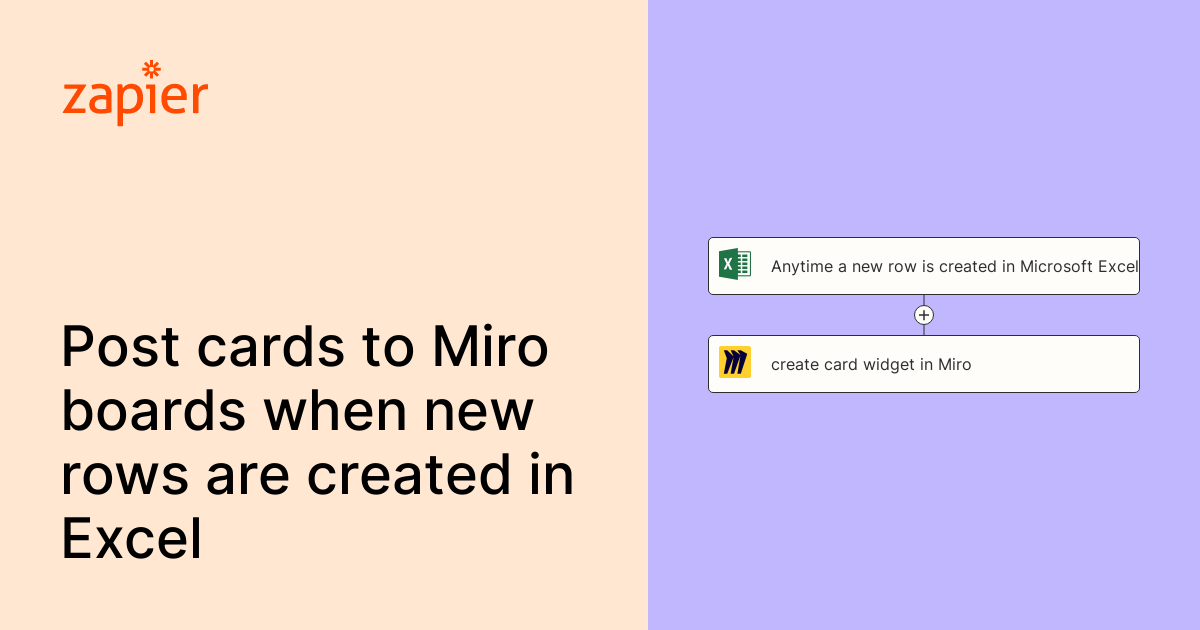 Anytime a new row is created in Microsoft Excel, create card widget in ...