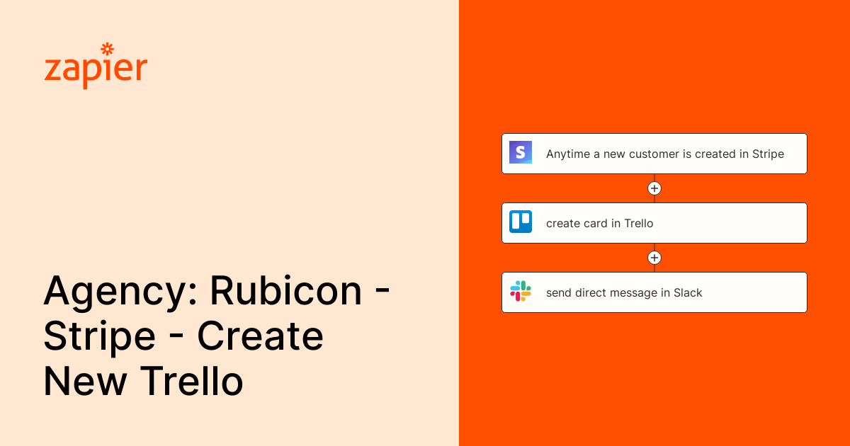 Anytime a new customer is created in Stripe, create card in Trello and ...