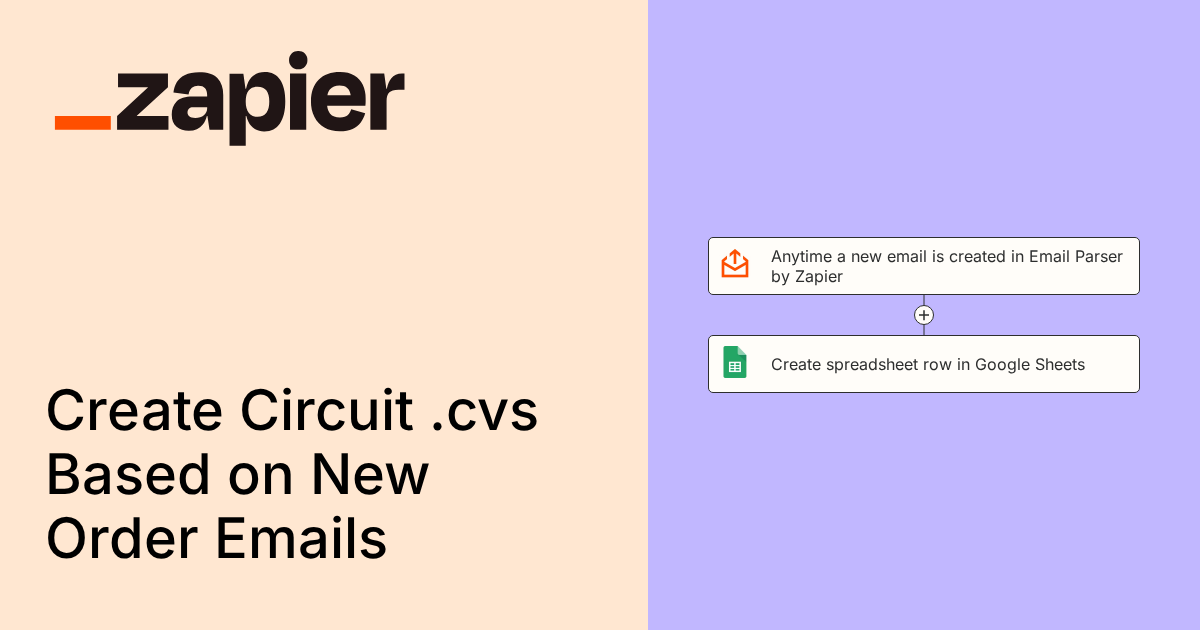 Anytime a new email is created in Email Parser by Zapier, create ...