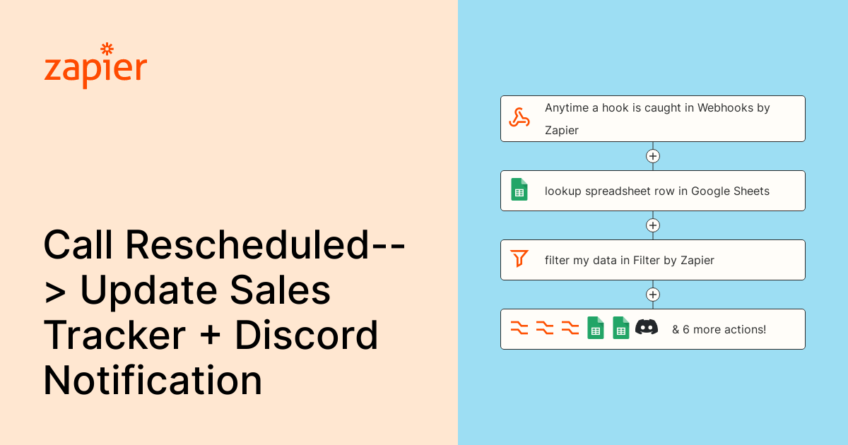 Anytime a hook is caught in Webhooks by Zapier, lookup spreadsheet row in Google Sheets, filter ...