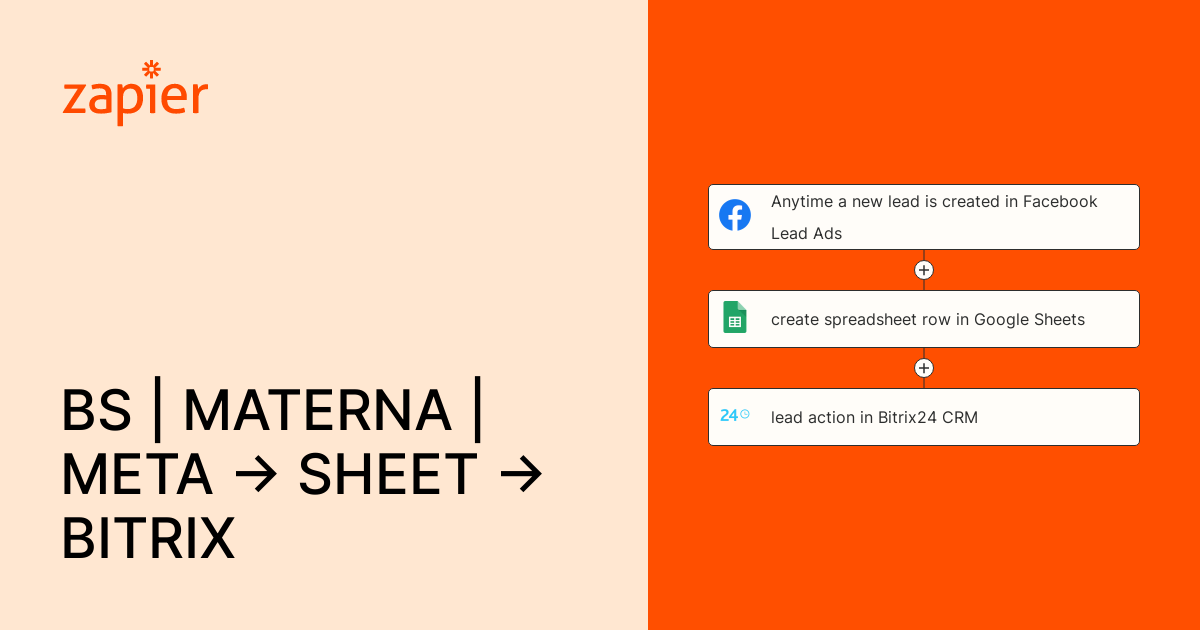 Anytime a new lead is created in Facebook Lead Ads, create spreadsheet row in Google Sheets and ...
