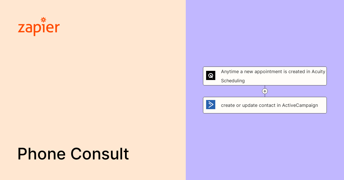 Anytime a new appointment is created in Acuity Scheduling, create or update contact in ...