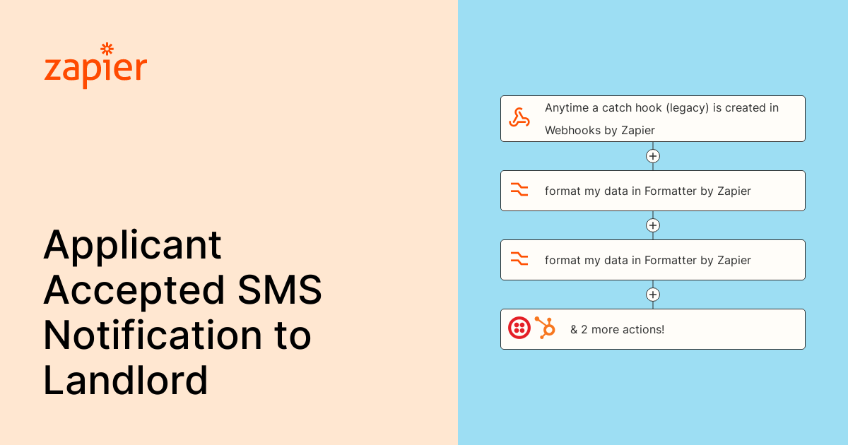 Anytime a catch hook (legacy) is created in Webhooks by Zapier, format my data in Formatter by ...