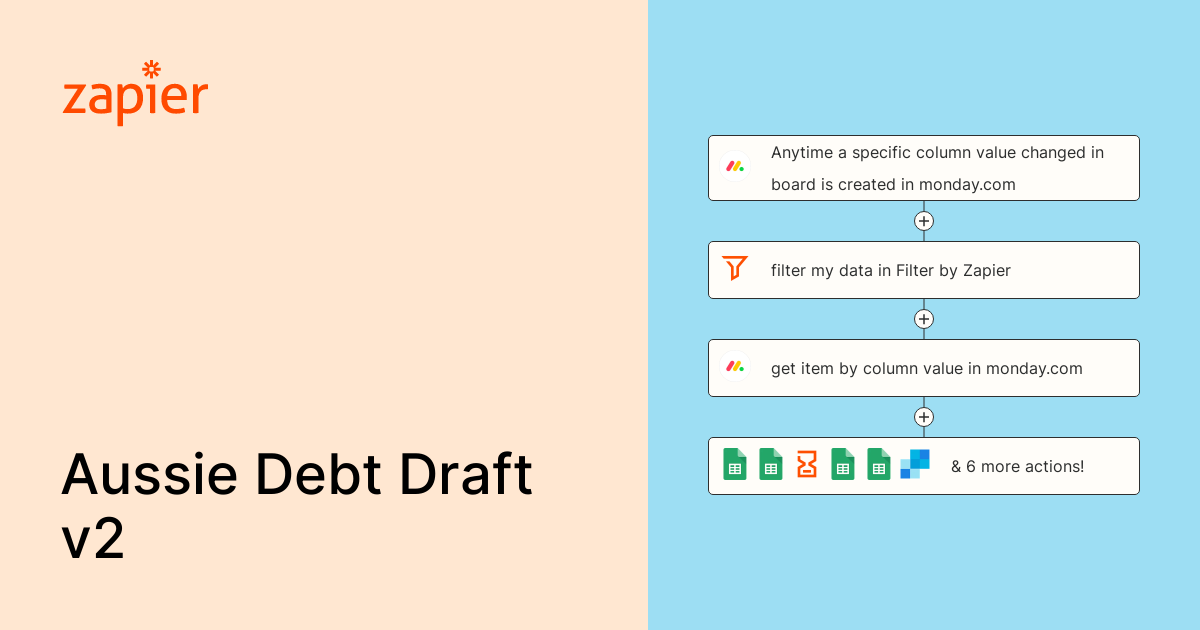 Anytime a specific column value changed in board is created in monday.com, filter my data in ...