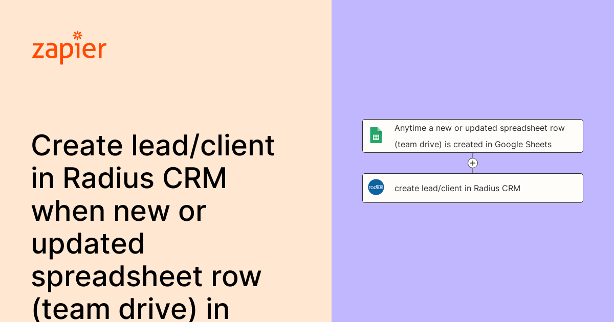 Anytime a new or updated spreadsheet row (team drive) is created in ... Anytime a new or updated spreadsheet row (team drive) is created in ...
