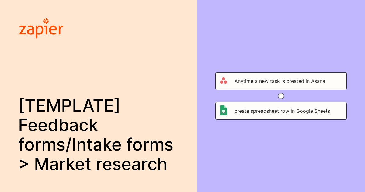 Anytime a new task is created in Asana, create spreadsheet row in Google Sheets. | Zapier