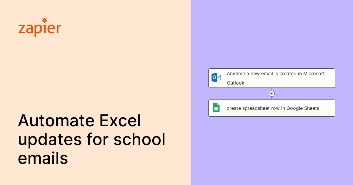 Anytime a new email is created in Microsoft Outlook, create spreadsheet row in Google Sheets. It ...
