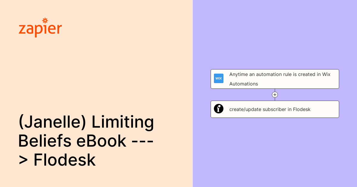 Anytime an automation rule is created in Wix Automations, create/update subscriber in Flodesk ...