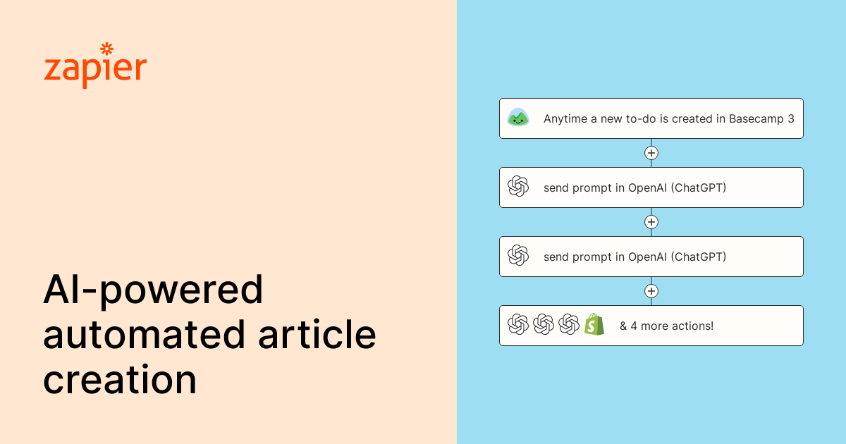Anytime a new to-do is created in Basecamp 3, send prompt in OpenAI (ChatGPT), send prompt in ...