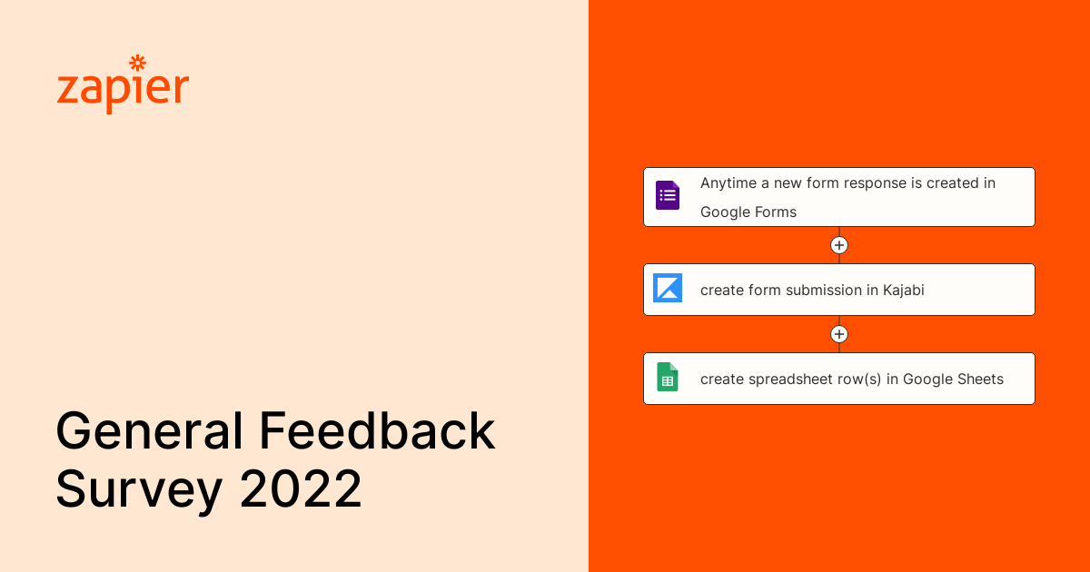 Anytime a new form response is created in Google Forms, create form submission in Kajabi and ...