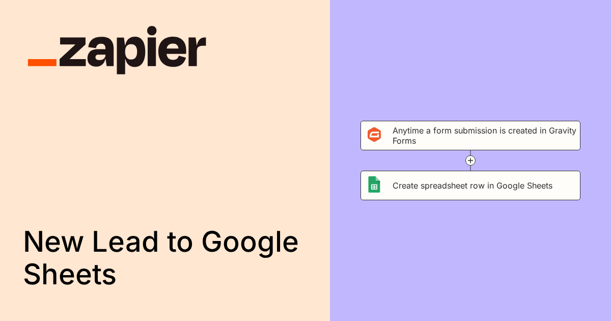 Anytime a form submission is created in Gravity Forms, create spreadsheet row in Google Sheets ...