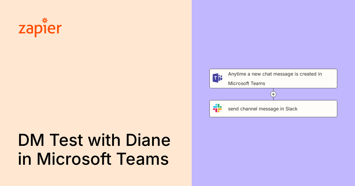 Anytime a new chat message is created in Microsoft Teams, send channel ...