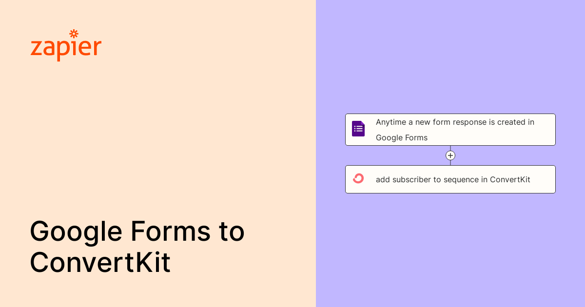 Anytime a new form response is created in Google Forms, add subscriber to sequence in ConvertKit ...
