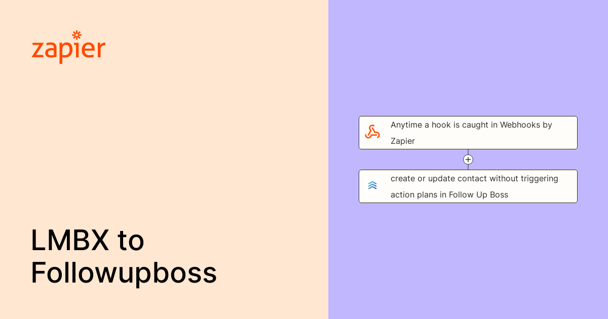 Anytime A Hook Is Caught In Webhooks By Zapier Create Or Update Contact Without Triggering