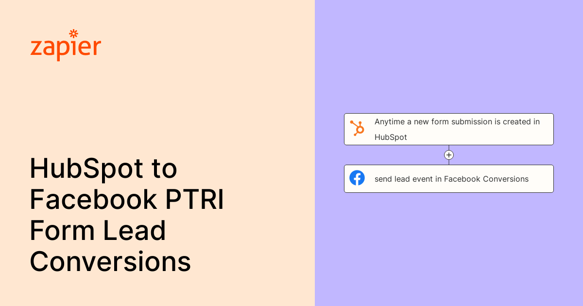 HubSpot Form -> Facebook Offline Conversion | Zapier
