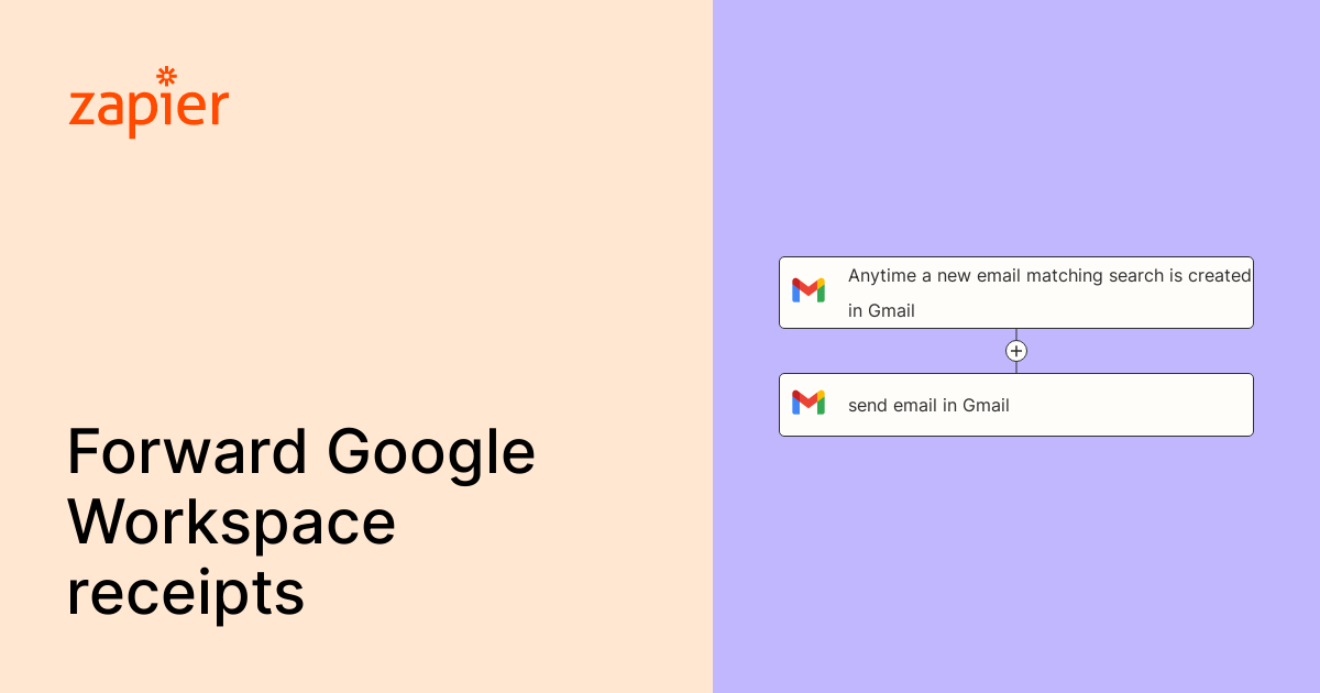 Anytime a new email matching search is created in Gmail, send email in Gmail. | Zapier