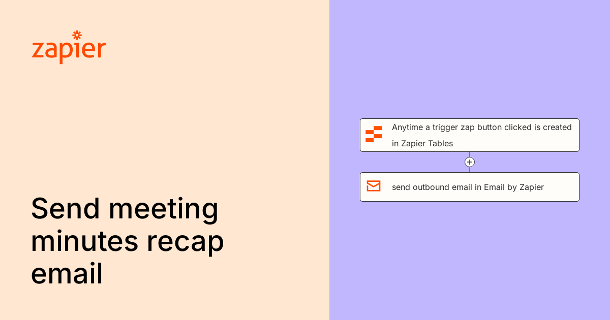 Anytime a trigger zap button clicked is created in Zapier Tables, send ...