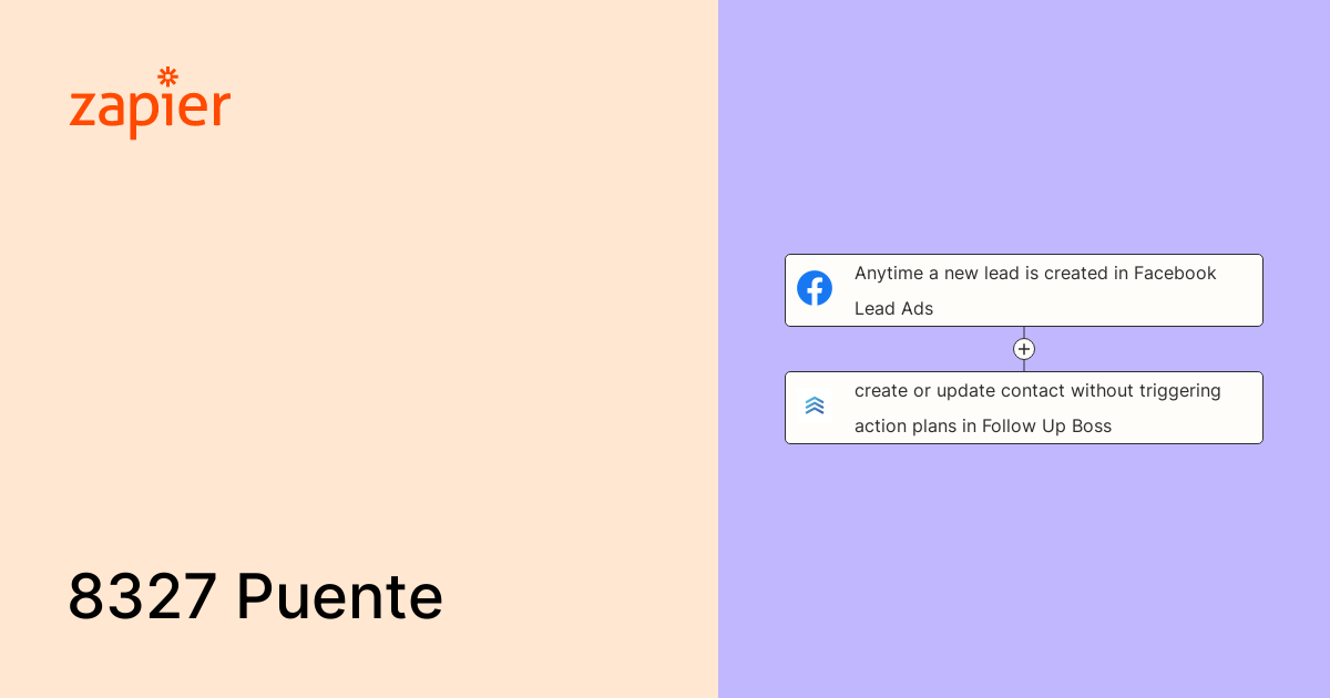 Anytime a new lead is created in Facebook Lead Ads, create or update contact without triggering ...