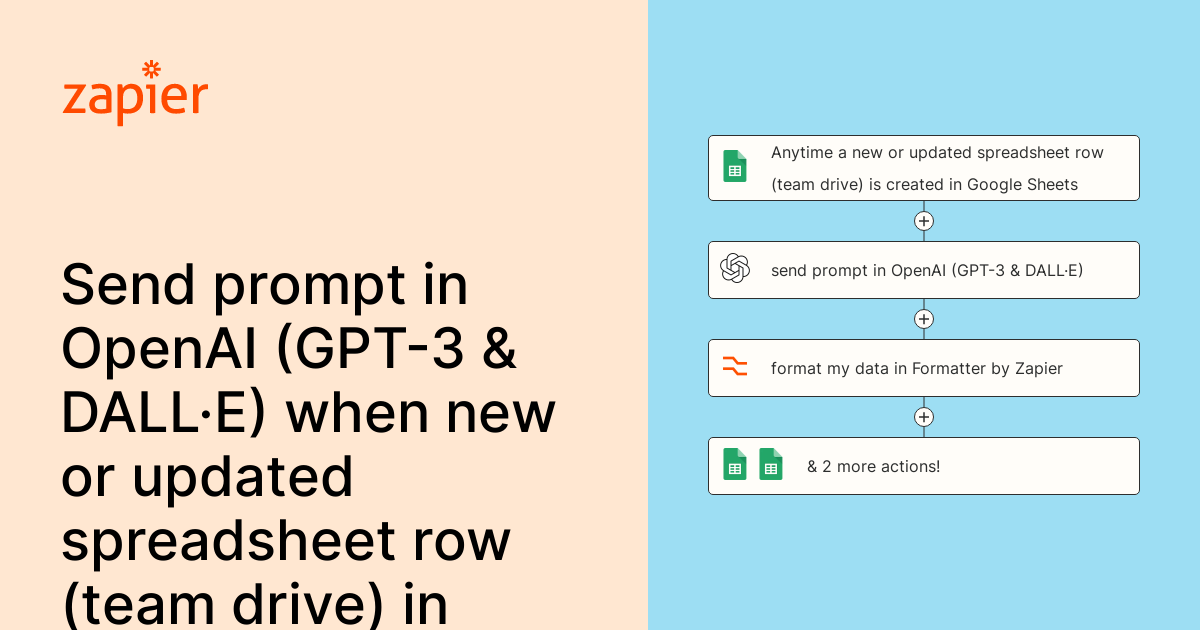 Anytime a new or updated spreadsheet row (team drive) is created in ... Anytime a new or updated spreadsheet row (team drive) is created in ...