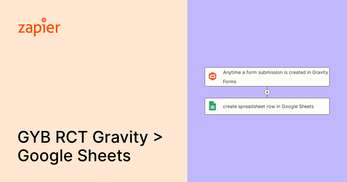 Anytime a form submission is created in Gravity Forms, create spreadsheet row in Google Sheets ...