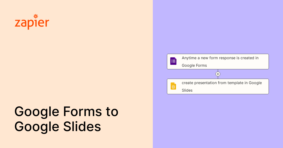 Anytime a new form response is created in Google Forms, create presentation from template in ...