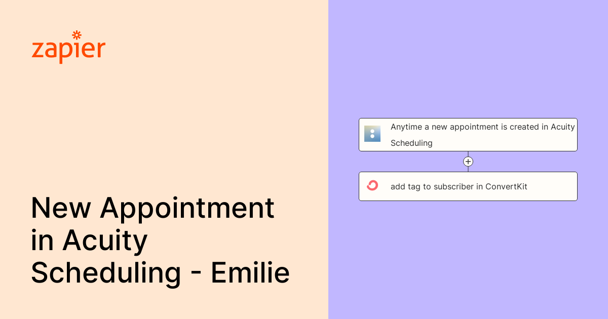 Anytime a new appointment is created in Acuity Scheduling, add tag to subscriber in ConvertKit ...