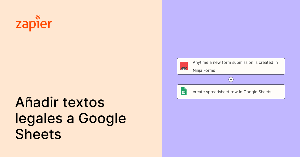 Anytime a new form submission is created in Ninja Forms, create spreadsheet row in Google Sheets ...