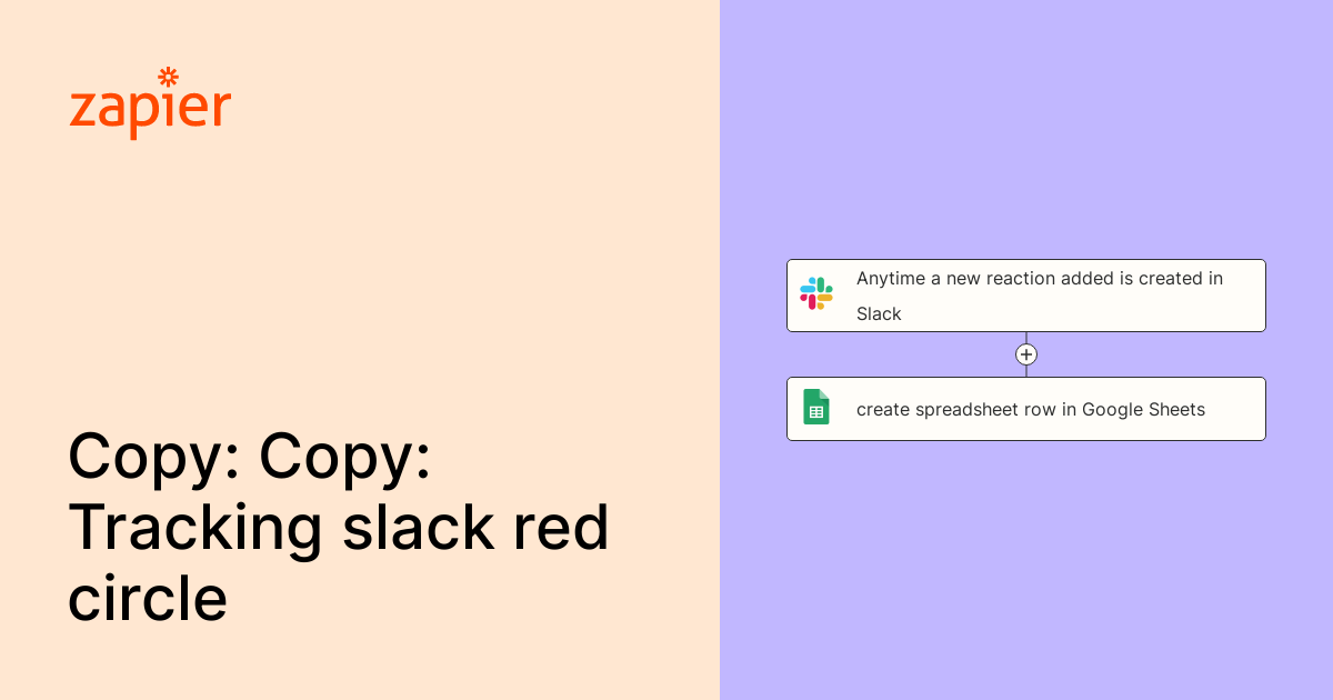 Anytime a new reaction added is created in Slack, create spreadsheet row in Google Sheets. | Zapier