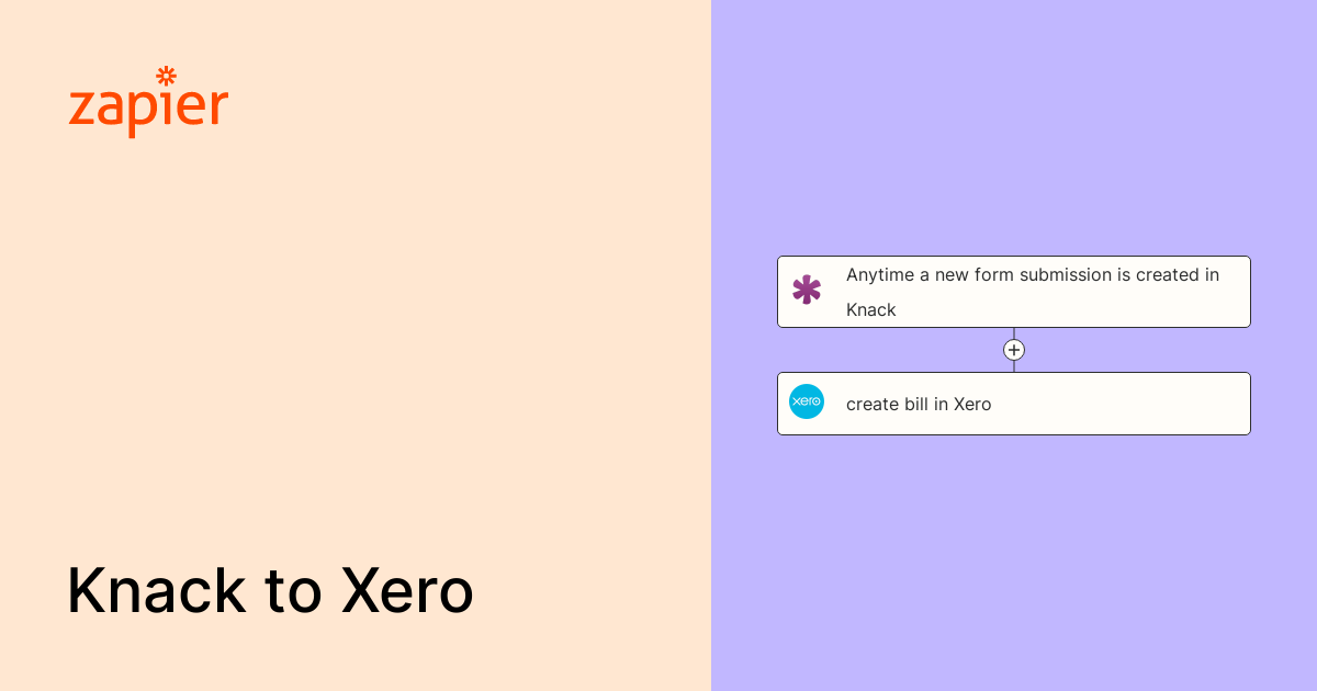 Anytime a new form submission is created in Knack, create bill in Xero ...