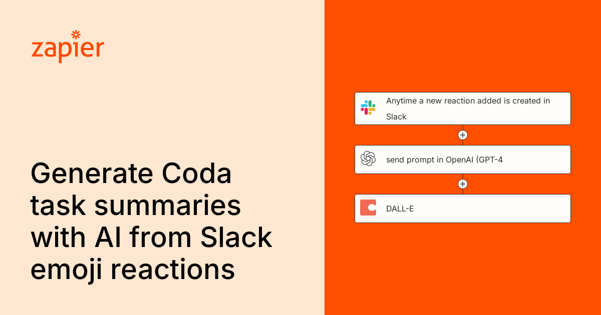 Anytime a new reaction added is created in Slack, send prompt in OpenAI ...