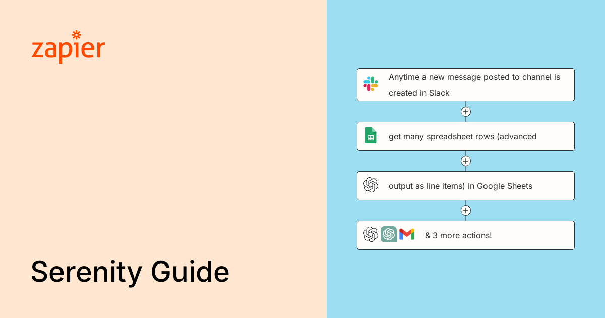 Anytime a new message posted to channel is created in Slack, get many spreadsheet rows (advanced ...