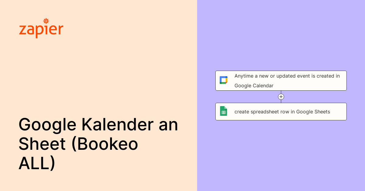 Anytime a new or updated event is created in Google Calendar, create spreadsheet row in Google ...