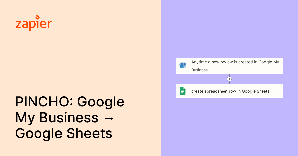 Anytime a new review is created in Google My Business, create spreadsheet row in Google Sheets ...