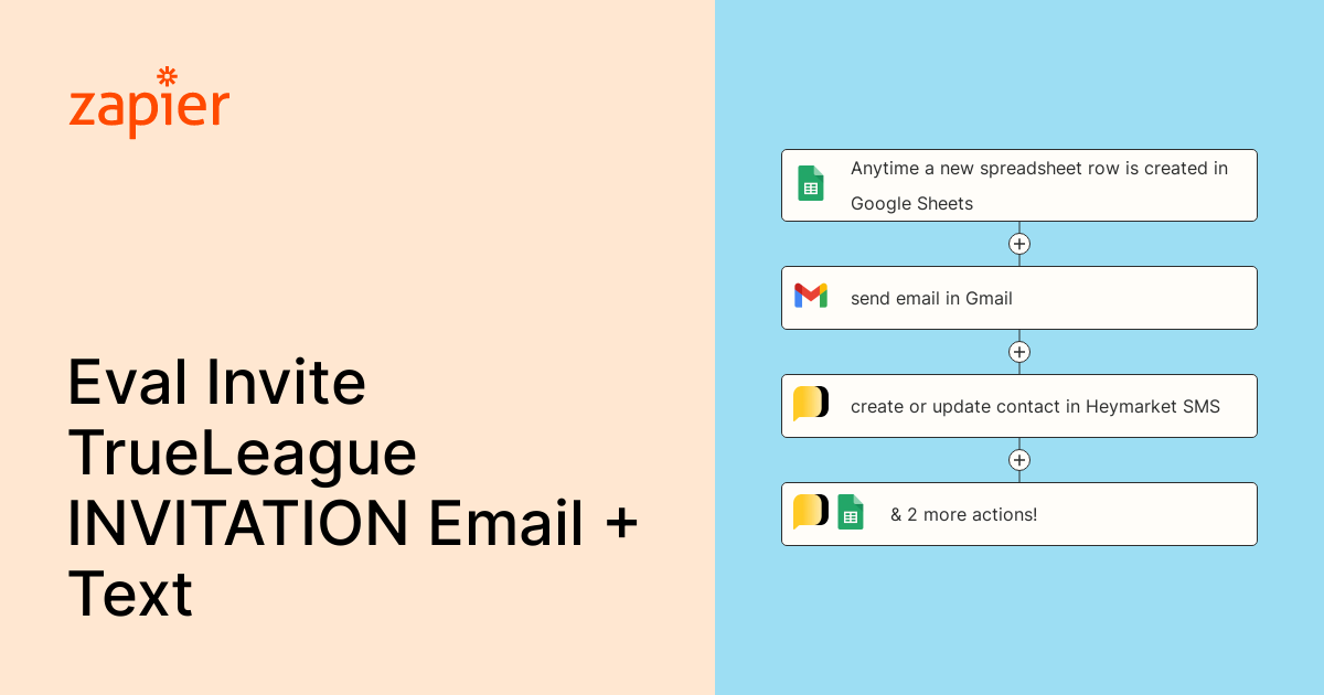 Anytime a new spreadsheet row is created in Google Sheets, send email in Gmail, create or update ...