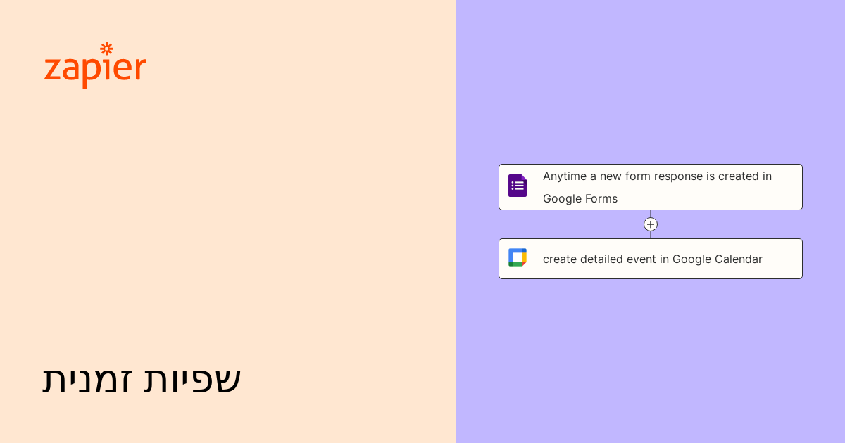 Anytime a new form response is created in Google Forms, create detailed event in Google Calendar ...