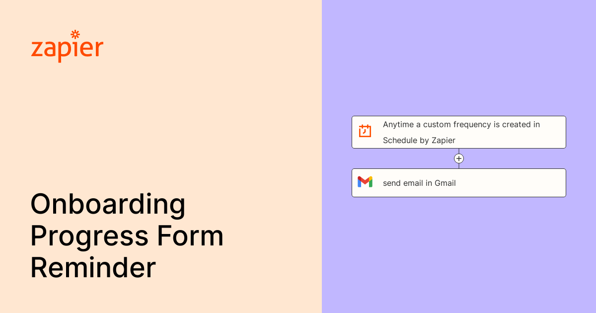 Anytime a custom frequency is created in Schedule by Zapier, send email in Gmail. | Zapier